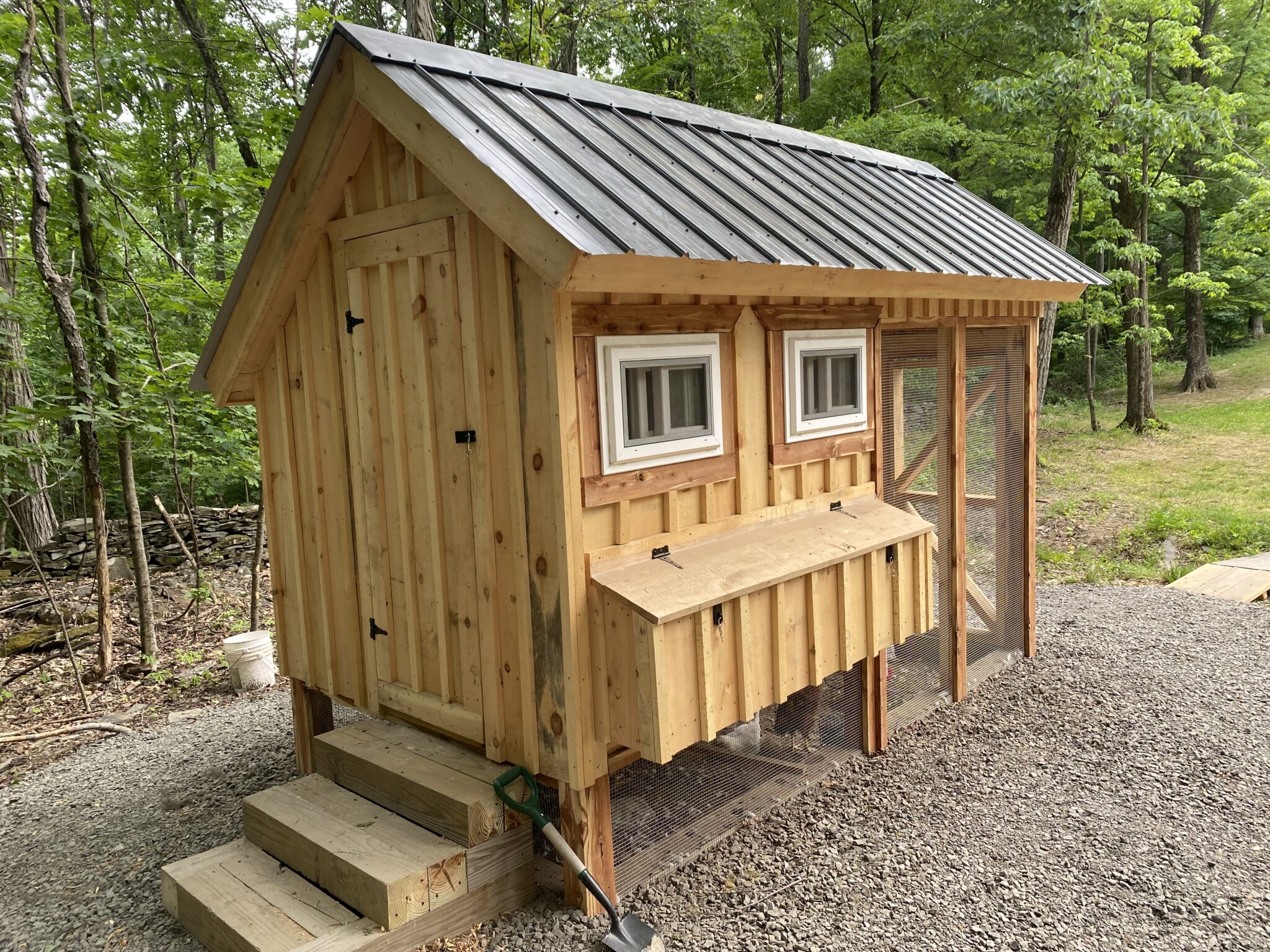 Building a Chicken Coop from Trees - Backyard Poultry